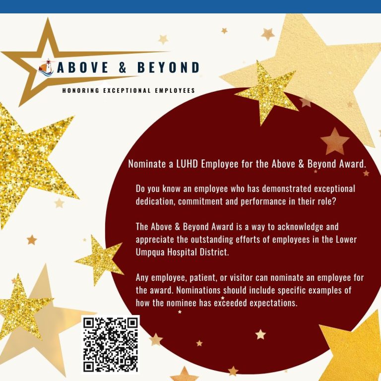 Above and Beyond Award • Lower Umpqua Hospital