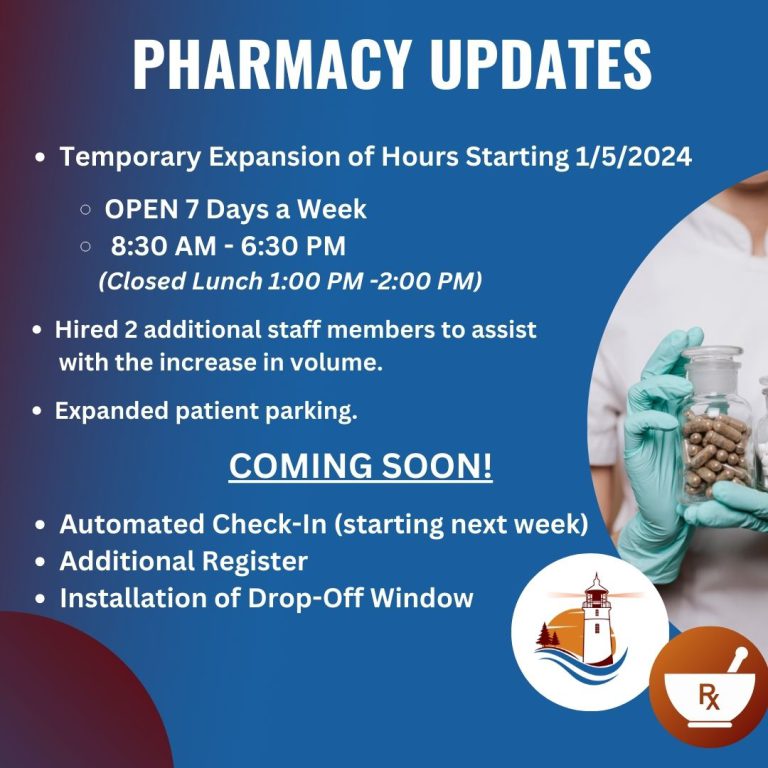 Pharmacy Updates • Lower Umpqua Hospital