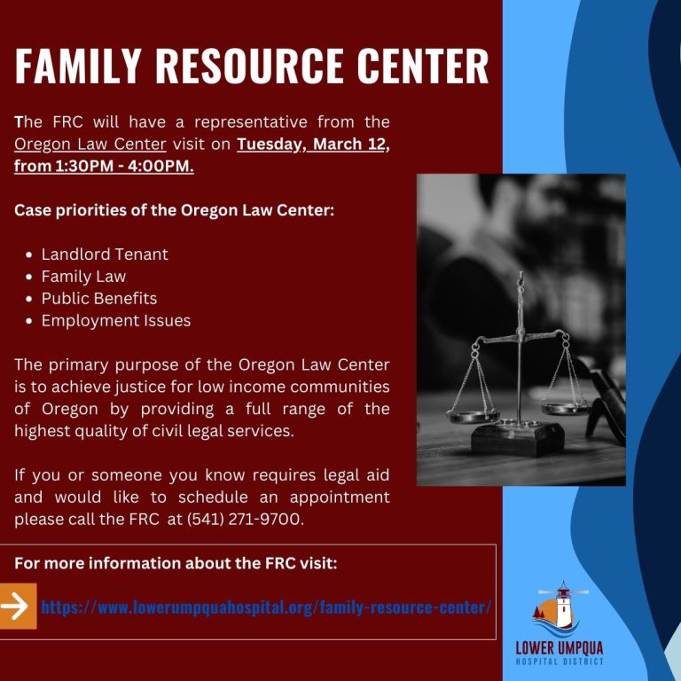 Oregon Law Center Visits FRC • Lower Umpqua Hospital