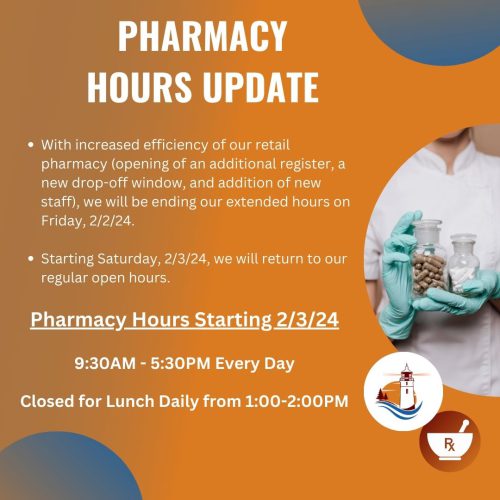 Pharmacy Hours Update • Lower Umpqua Hospital