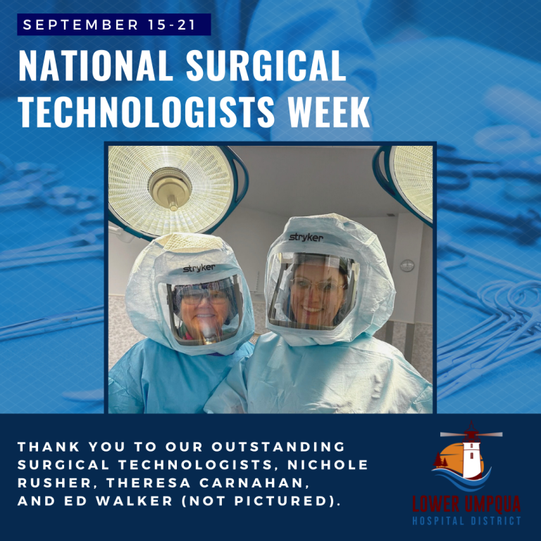 Surgical Technologist Week • Lower Umpqua Hospital