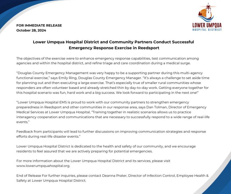 LUHD and Community Partners Conduct Successful Emergency Response ...